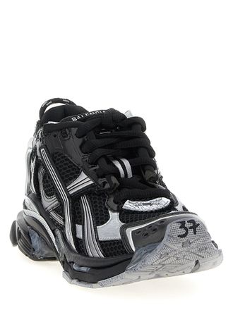 Balenciaga Womens Black Polyethylene Athletic Sneakers