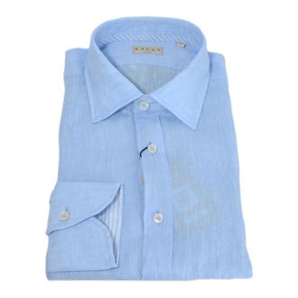 Xacus Gewaschene Hemdkunst. 21705701 - - Shirts - Herren - Blau - 3XL