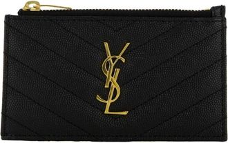 Saint Laurent Damen Kartenetui aus Leder