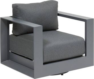 Hesperide Fauteuil de salon de jardin Allure gris graphite - Hesp&eacute;ride