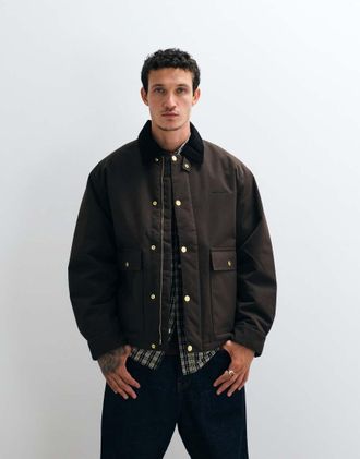 Carhartt Work in Progress Quentin - Veste &agrave; col contrastant - Marron fonc&eacute;