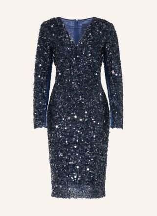 Marc Cain Cocktailkleid Mit Pailletten blau