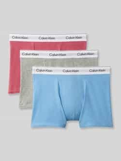 Calvin Klein Underwear Regular Fit Trunks aus Baumwoll-Mix im 3er-Pack
