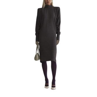 MUGLER Fledermaus&auml;rmel Kleid - - Dresses - Damen - Braun - S