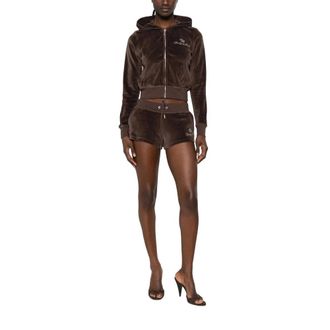 Sporty & Rich Damen, Sweatshirts & Hoodies, Braun, SGr&ouml;&szlig;e