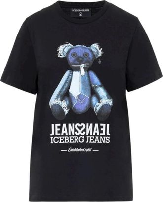 Iceberg Kurz&auml;rmeliges T-Shirt - - Tops - Damen - Schwarzk - XS