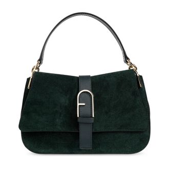 Furla Femme, Sacs, Vert, Taille: ONE Size Flow Medium Bag