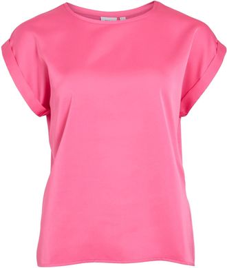Vila Viellette S/S Satin Top - Noos