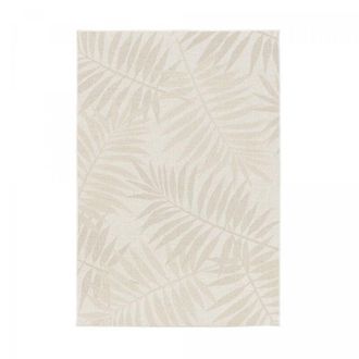 Un amour de tapis Unamourdetapis - Tapis ext&eacute;rieur kilim 160x230 cr&egrave;me rectangle en pet serene 3