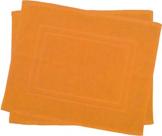 Julie Julsen 2er Pack 50 x 40 cm Badvorleger in Premium Qualität 900 gm2 in aktuellen Farben und 4 Größen aus Baumwolle Badematte Badteppich Duschvorleger Design D