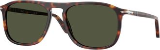 Persol unisex, Accessoires, Brun, Taille: 57 MM Po3392S Lunettes de soleil