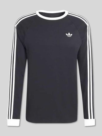 adidas Originals Regular Fit Sport-Langarmshirt aus reiner Baumwolle