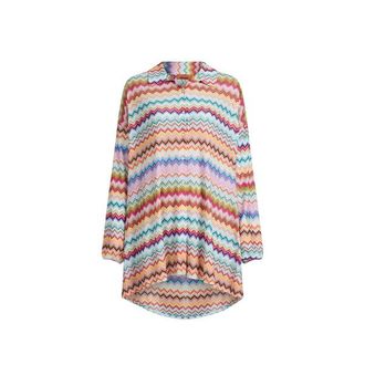 Missoni Haut boutonn&eacute; &agrave; motif zigzag