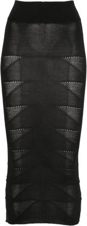 Rick Owens jupe à motif géométrique - 9