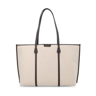 Tory Burch Perry Canvas Tote - - Bags - unisex - Beige - ONE SIZE