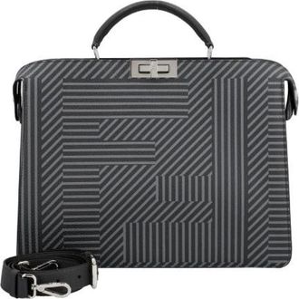 Fendi Pre-owned Peekaboo ISee U Medium - Femme - Pre-owned - Gris - Taille: ONE Size