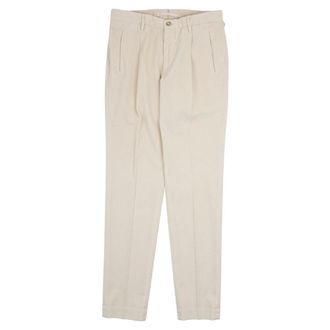 Incotex Homme, Pantalons, Blanc, Taille: S Chinos