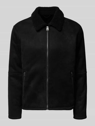 Only & Sons Regular Fit Bomberjacke mit Kunstfellkragen Modell ROYCE