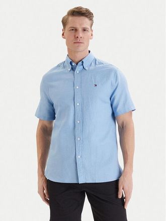 Tommy Hilfiger Hemd MW0MW42450 Blau Regular Fit
