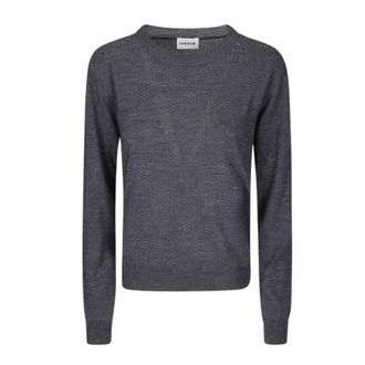 P.A.R.O.S.H. Lark020 Rundhals-Strickpullover - - Knitwear - Damen - Grau - S