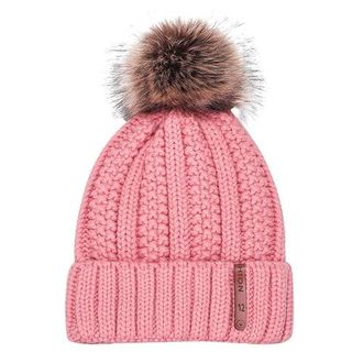Generic 2026 Nouveau chapeau coupe-vent chaud ray&eacute; femmes tricot laine &eacute;paisse solide mode casquette casquettes de baseball, rose, Taille unique