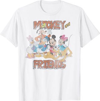 Disney Mickey And Friends Vintage Portrait T-Shirt