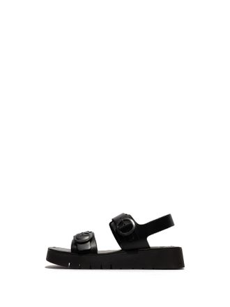 FLY London Fly London Damen SOLB260FLY Sandal, Black, 42 EU
