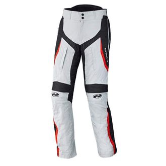 Held Link sportliche Motorrad Textilhose, Farbe grau-rot, Gr&ouml;&szlig;e XXL