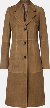 Toteme Mantel aus Veloursleder