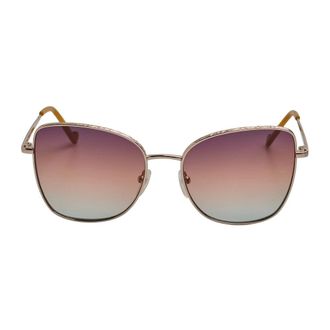 Liu Jo Femme, Accessoires, Rose, Taille: ONE Size Square Metal Lunettes de soleil