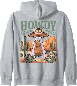 Image UFO Howdy Desert Capybara (2) Kapuzenjacke
