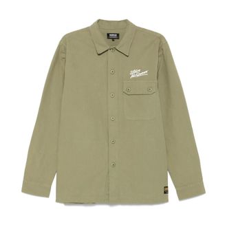 Barbour Homme, Chemises, Vert, Taille: M Chemise verte &agrave; boutons avec poche poitrine