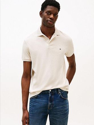 Tommy Hilfiger Polo coupe standard &agrave; drapeau brod&eacute;