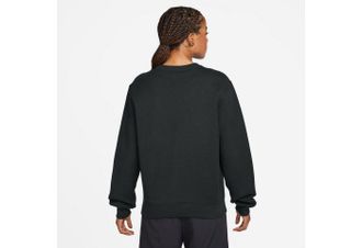 Nike Sweatshirt W NK STDO FLC MW STD CREW mit Rundhalsausschnitt, in normaler L&auml;nge