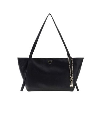 Guess Womens Tote Bag Black Polyurethane - Tote-Bags