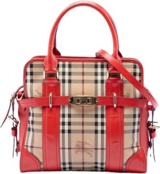 Burberry Pre-owned Minford Portrait Satchel - Femme - Pre-owned - Multicolore - Taille: ONE Size