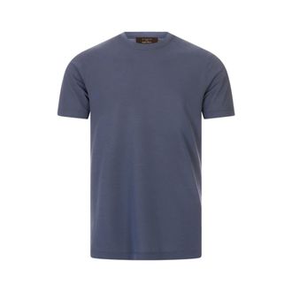 Zanone Homme, Tops, Bleu, Taille: 2XL T-Shirt IceCotton Coupe Slim