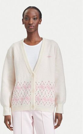 Guess Strickjacke V6BR17 Z2279 Creme Regular Fit