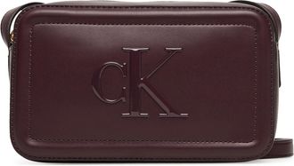 Calvin Klein Handtasche Calvin Klein Bold Ck Camera Bag LV04F3220G Dunkelrot