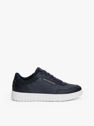 Tommy Hilfiger Chaussures de basket avec cuir