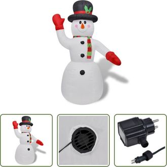 vidaXL vidaXL Schneemann Dekoration - Aufblasbarer Schneemann 240 cm