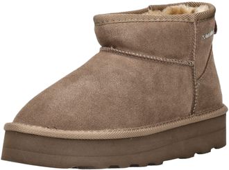 s.Oliver Damen Boots aus Leder Gefüttert, Braun (Taupe), 40 EU