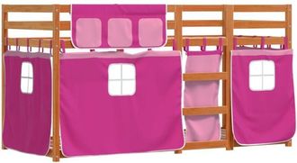 vidaXL Vidaxl - Lit superposé sans matelas 90x190 cm bois de pin massif