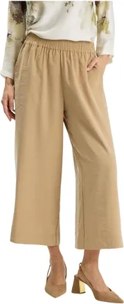 In Front IN Front, Femme, Pantalons, Beige, Taille: 42 FR Wide Pantalons