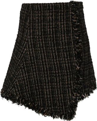 sacai Femme, Jupes, Noir, Taille: 42 FR Jupes Courtes