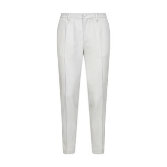 Dolce & Gabbana Wollpopeline-Hose - - Trousers - Herren - Wei&szlig; - L