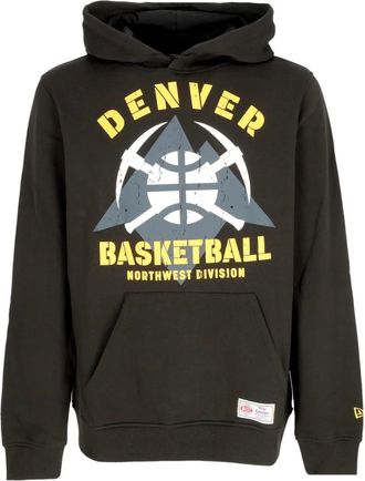 New Era Homme, Sweatshirts et sweats &agrave; capuche, Noir, Taille: L Sweat &agrave; capuche NBA CE Sweat &agrave; capuche Dennug Couleurs originales de l&eacute;quipe