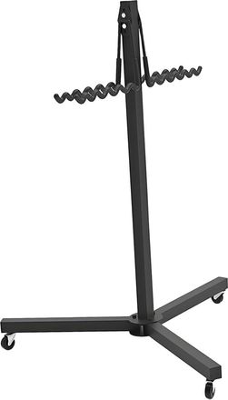 Generic Robuster Badmintonschl&auml;ger-Pr&auml;sentationsst&auml;nder, Standbarer Mit 3 Rollen, Bietet Platz for 12 Schl&auml;ger
