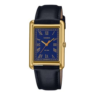 Casio Montre analogique rectangulaire - Femme - Accessoires - Noir - Taille: ONE Size