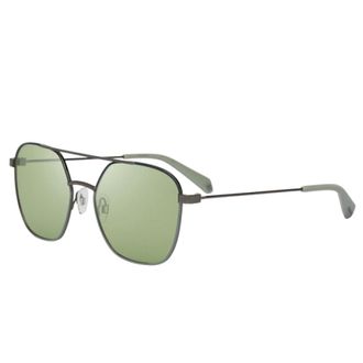 Polaroid unisex, Accessoires, Vert, Taille: 56 MM Lunettes de soleil unisexes en m&eacute;tal vert